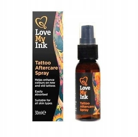 Spray do pielęgnacji tatuaży Love My Ink 30 ml Ciało i higiena ...